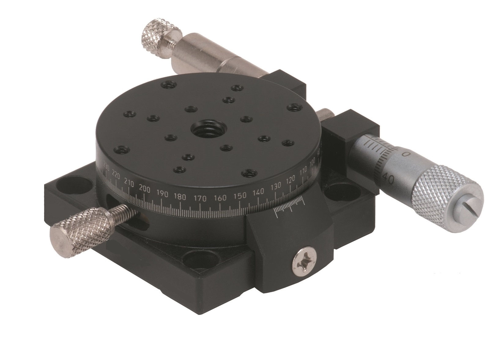 7R-MR110-AR - Rotationstisch 110mm, Aluminium | manuelle ...